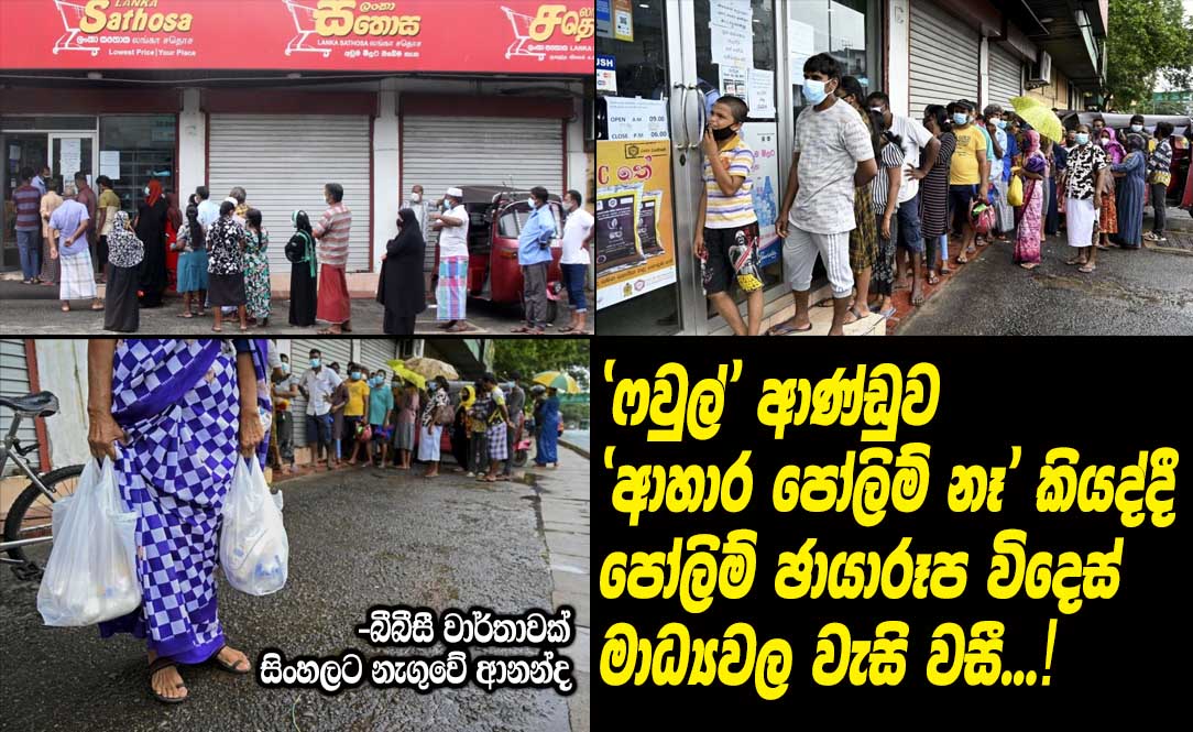 LEN - www.lankaenews.com | When the government says 'no food queues ...